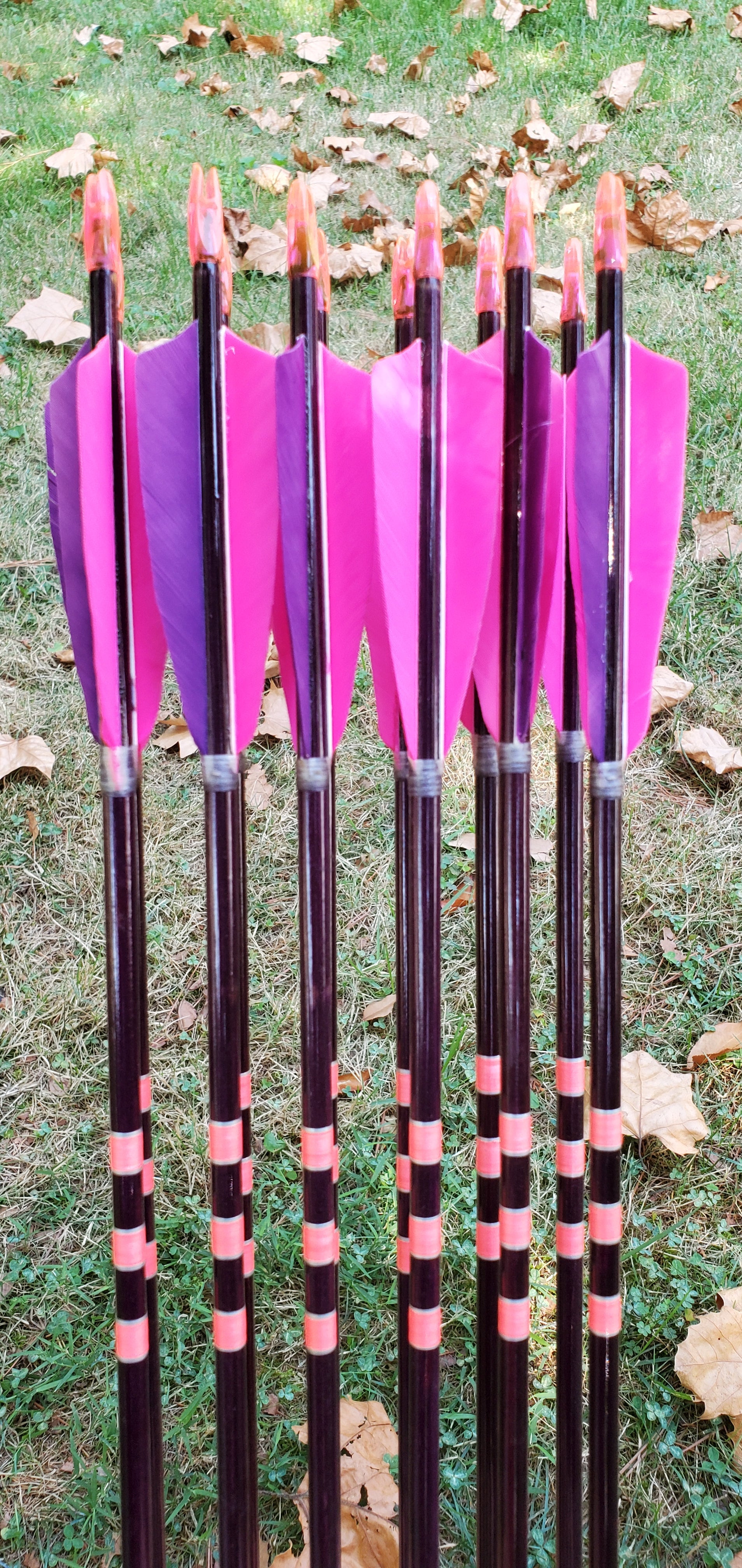 Pink Archery Arrows